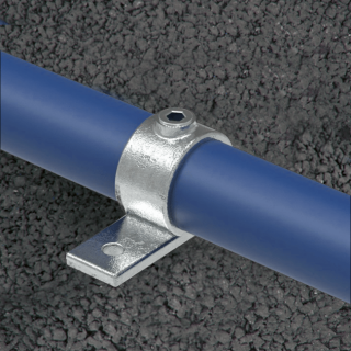 Galvanised Key Clamp Pipe Fittings - Malleable Iron Handrail Interclamp ...