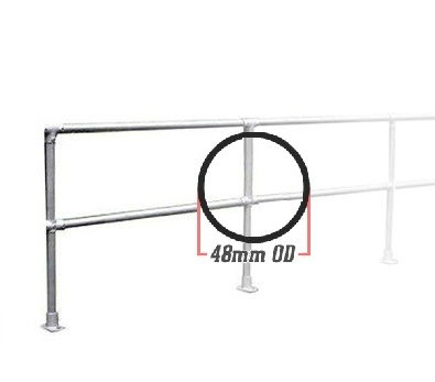 48mm Key Clamp Safety Barrier - Handrail Kit Buy Key Clamps Online