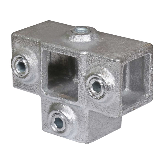 25mm Square 3 Way Outlet Tee Special For Box Section Square Tube Buy ...