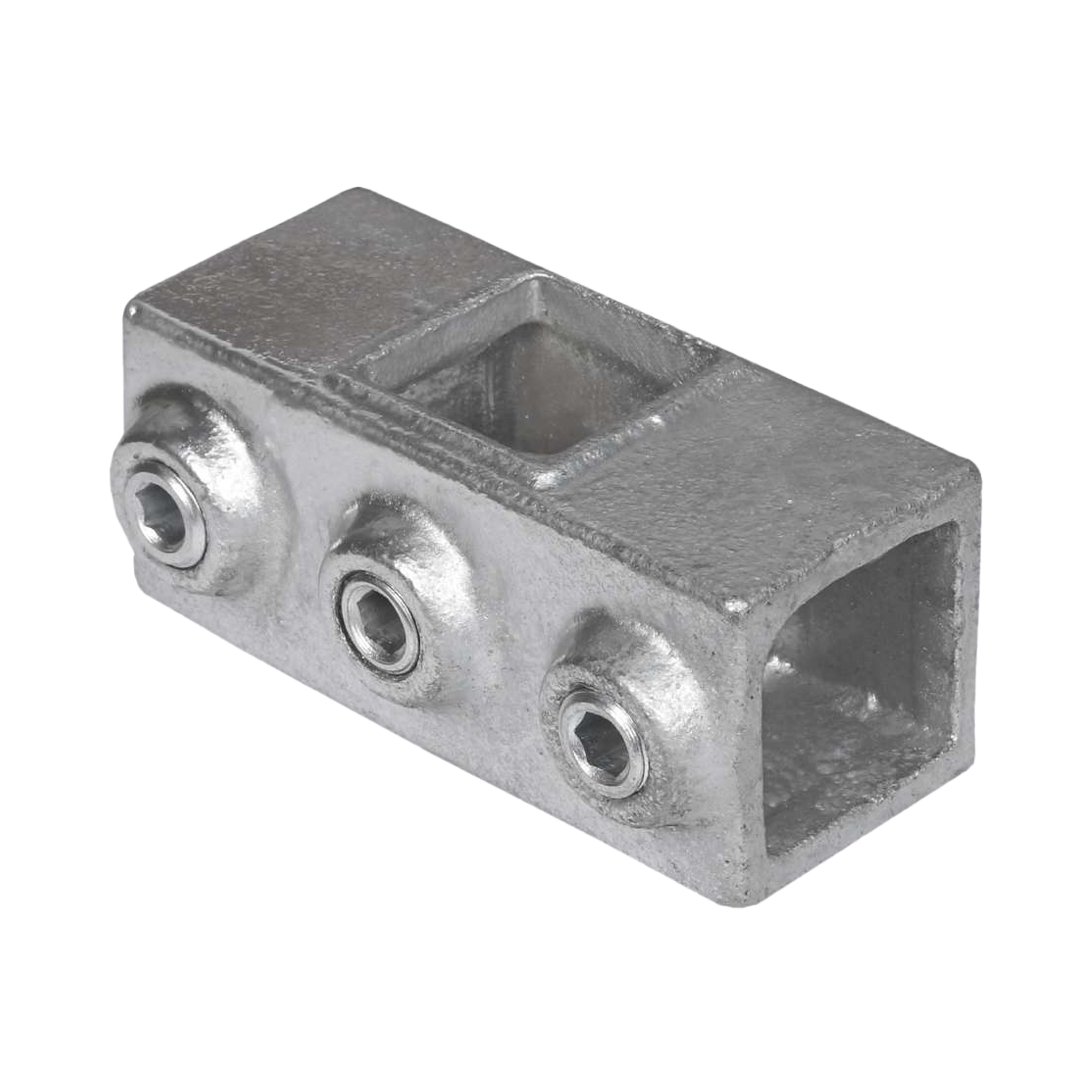 40mm Square 2 Socket Cross For Box Section Square Tube Buy Key Clamps ...