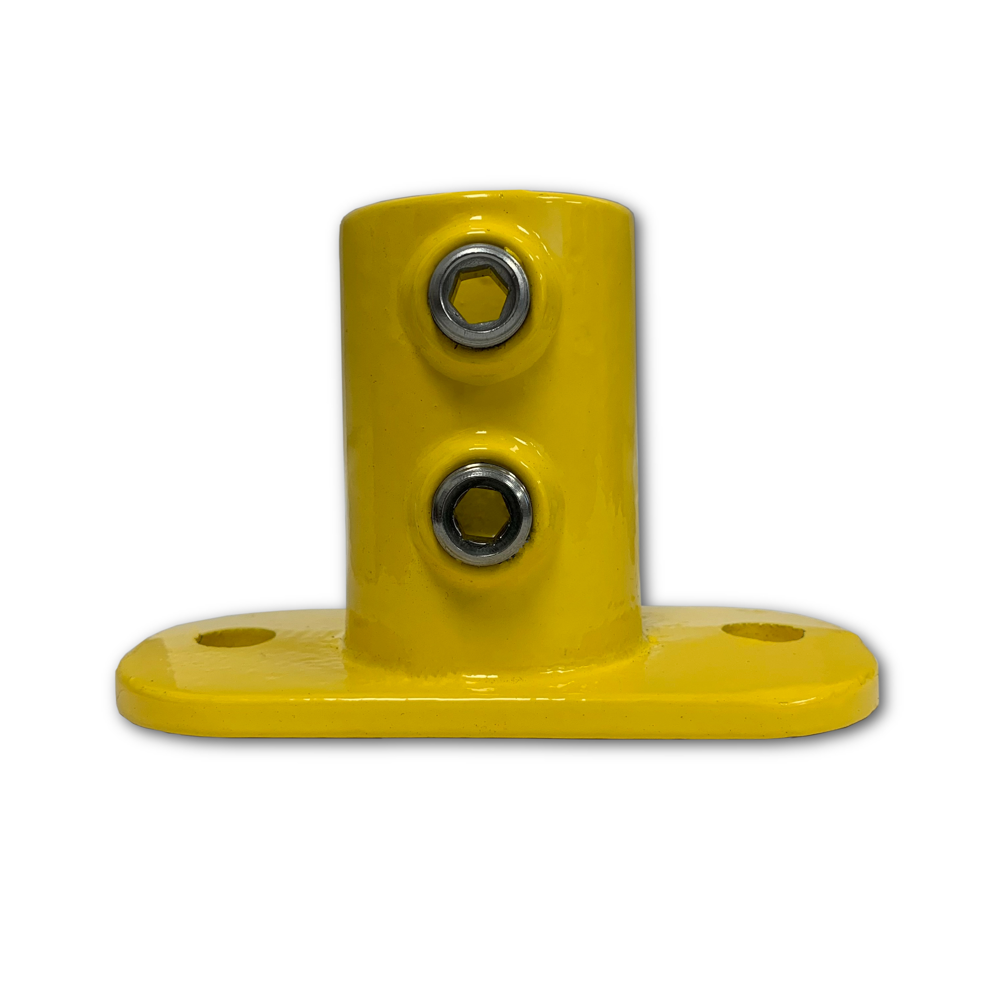 Powder Coated Yellow Base Plate 132 D 48 48mm Buy Key Clamps Online